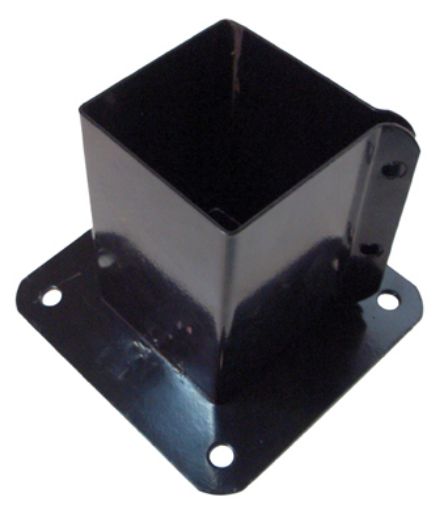 MAUSA : Base para poste 95 x 95 mm color Negra